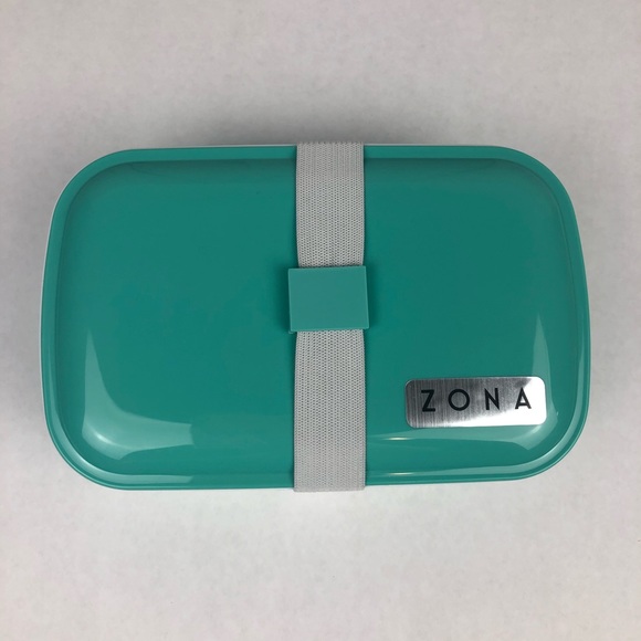 Dining | Zona Threecompartment Bento Box Teal Lunch Box | Poshmark